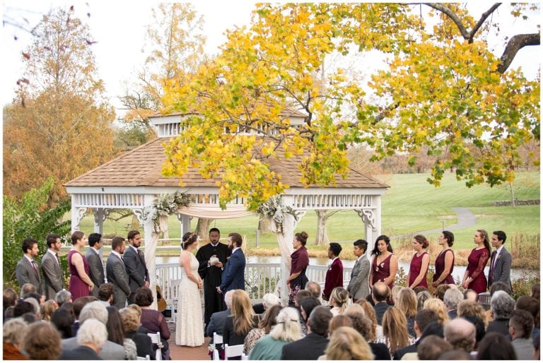 Chauncey Center wedding photos | rustic romantic fall wedding
