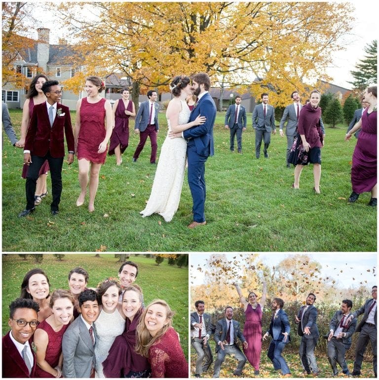 Chauncey Center wedding photos | rustic romantic fall wedding