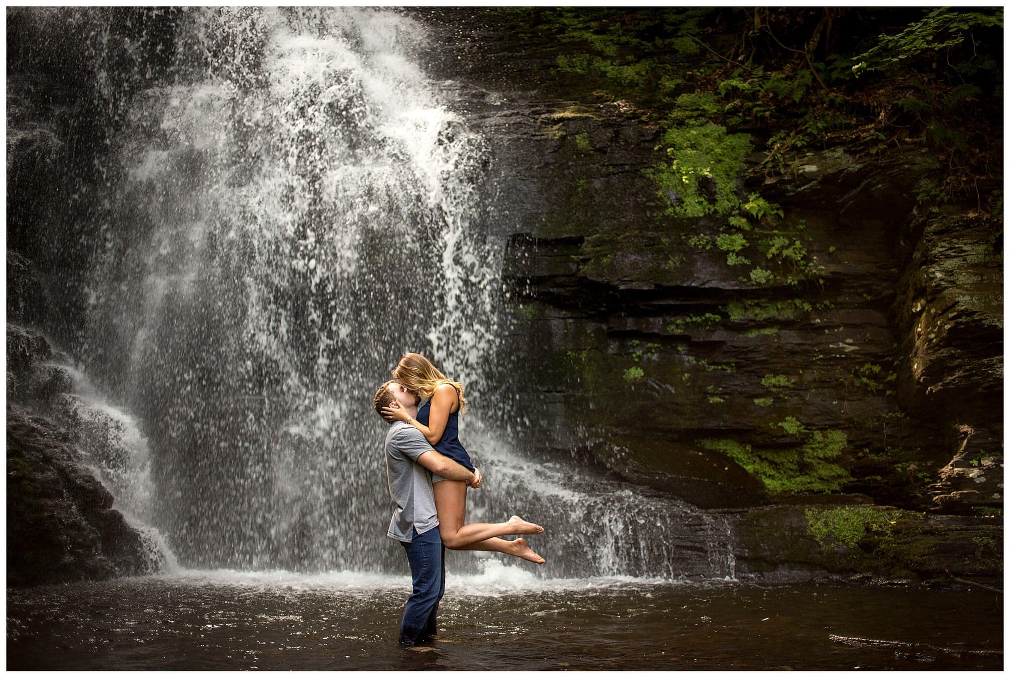 Bushkill-Falls-Engagement-Session-3 - Greater Philadelphia Wedding Photography & Videography Team
