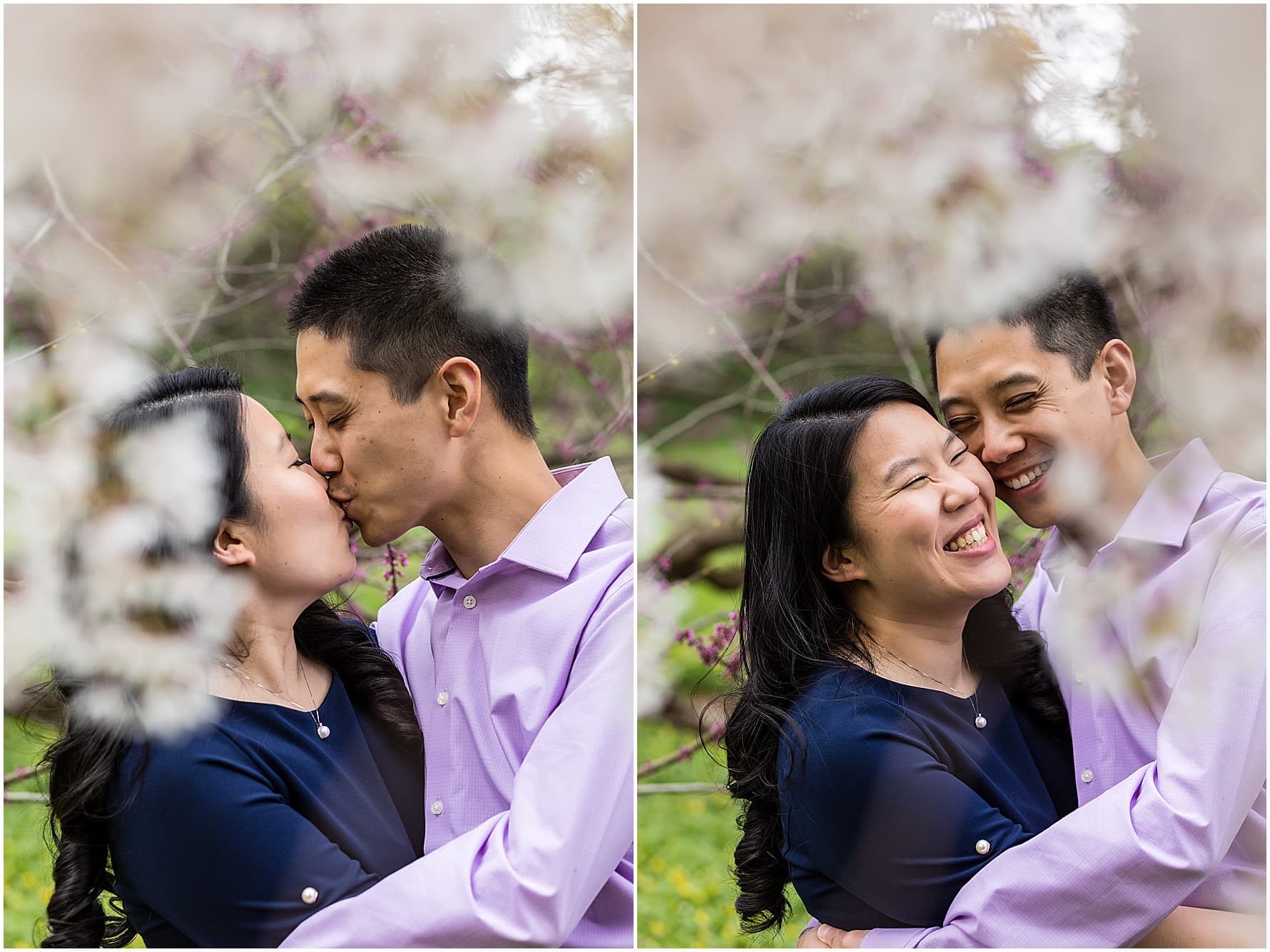Morris Arboretum Engagement Session | Grace Shih & Jonathan Wong