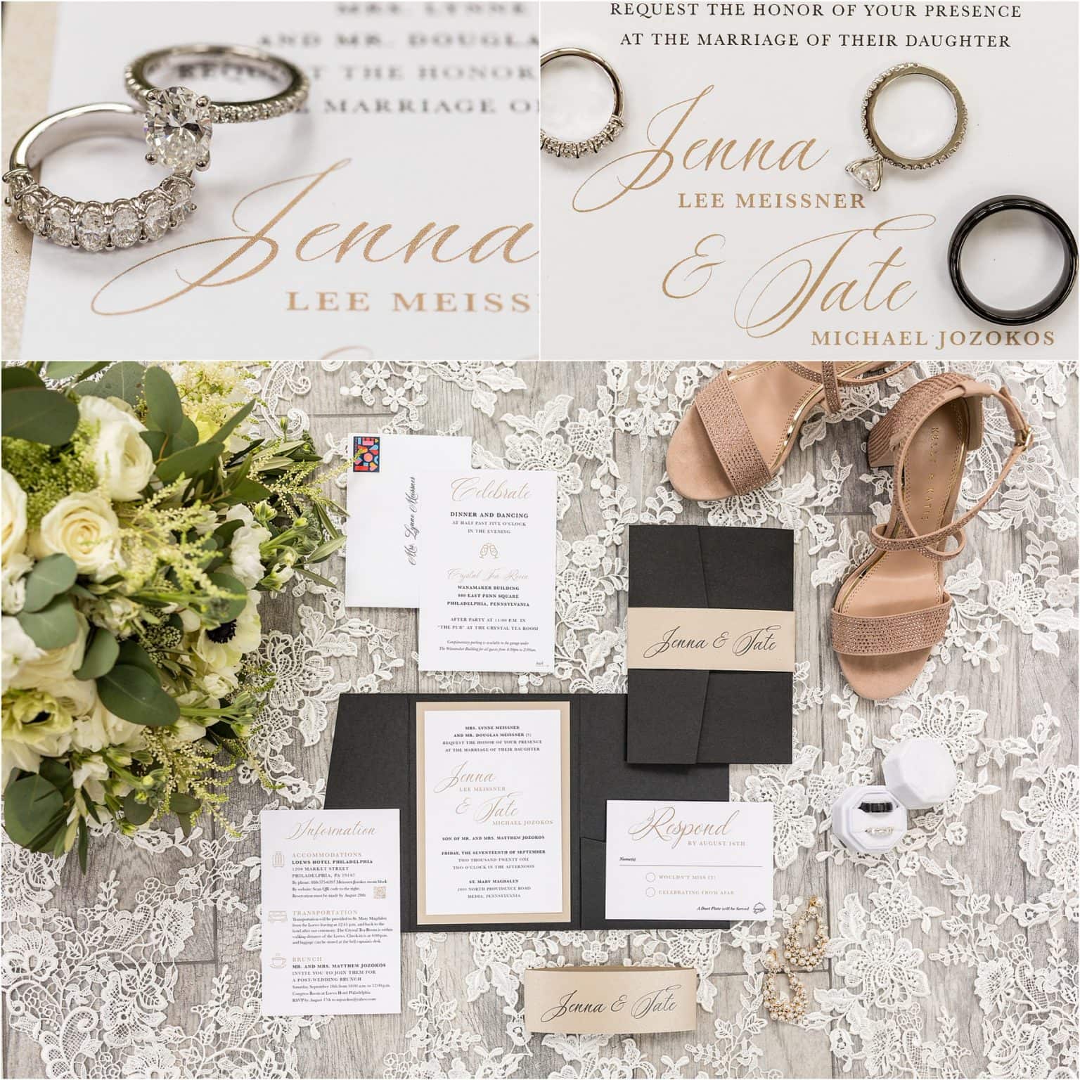 Crystal Tea Room Wedding | PHL17's Traffic Anchor Jenna Meissner & Tate ...