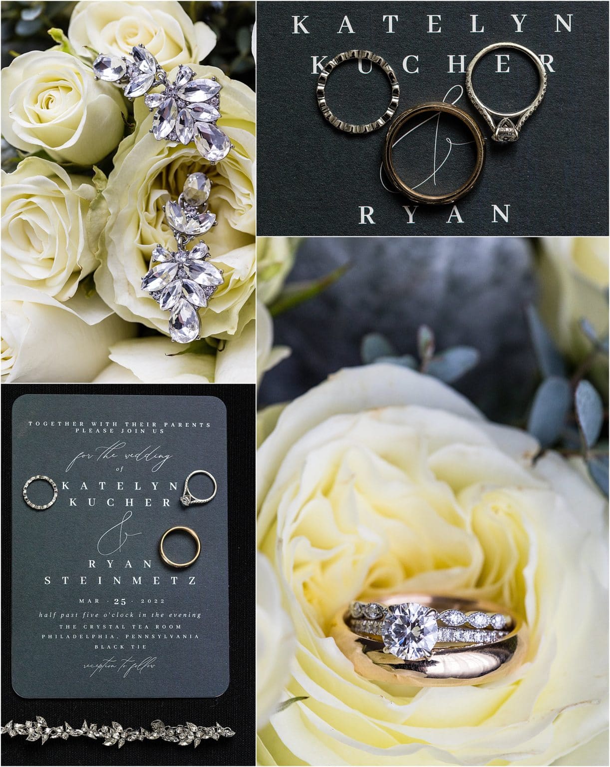 Crystal Tea Room Reception | Katelyn Kucher & Ryan Steinmetz