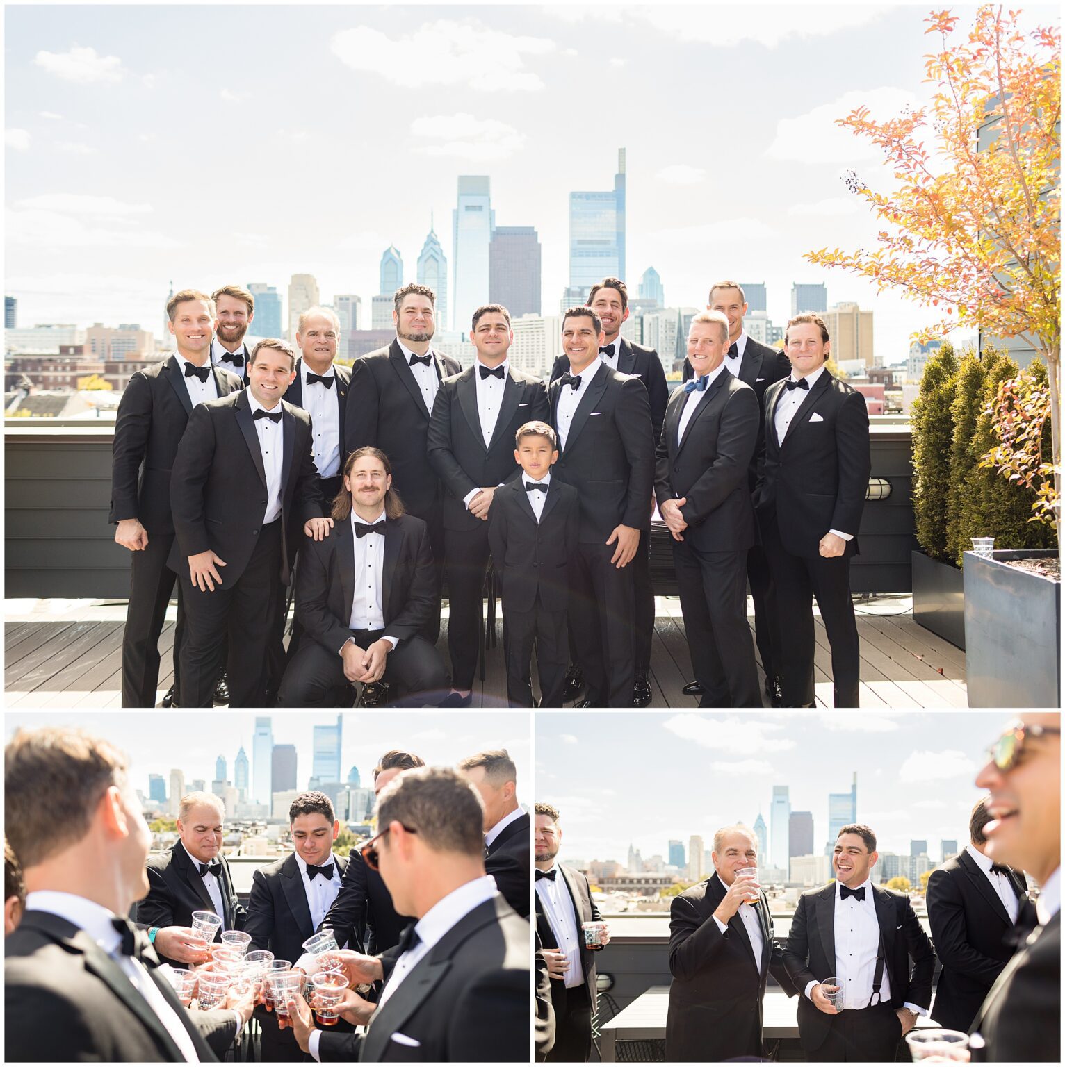 Curtis Center Atrium Wedding | Chelsea Goldscrafe & Michael