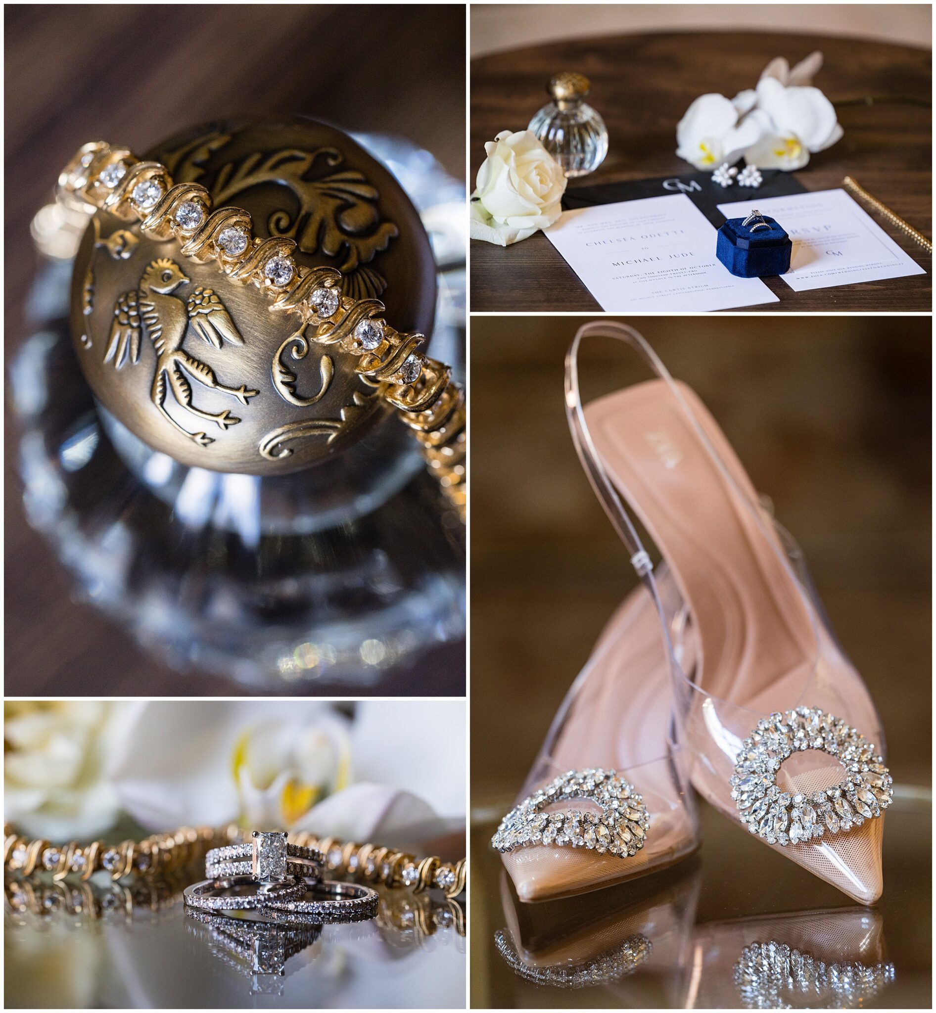 Curtis Center Atrium Wedding | Chelsea Goldscrafe & Michael